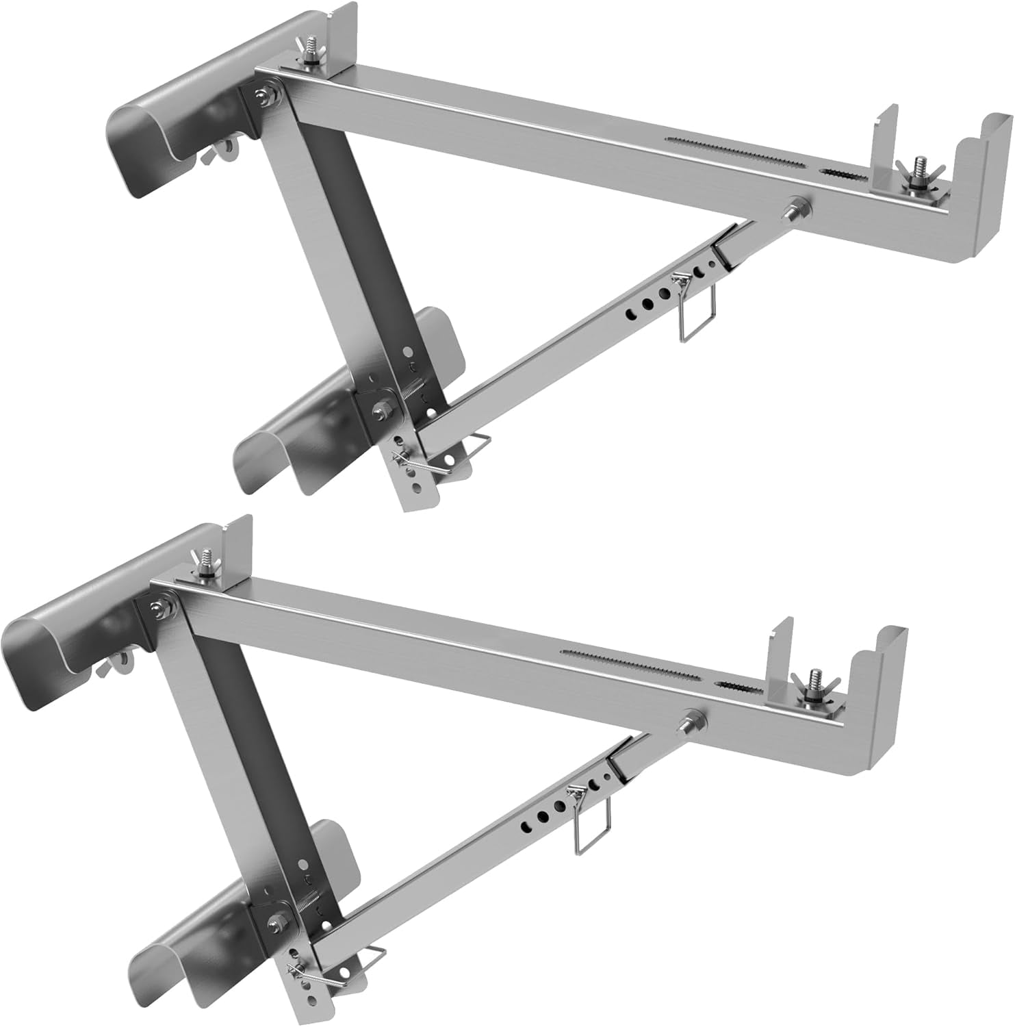 Scaffolding Platform Bracket - Ladder Jacks 2 Pack with Two-Rung Short ...