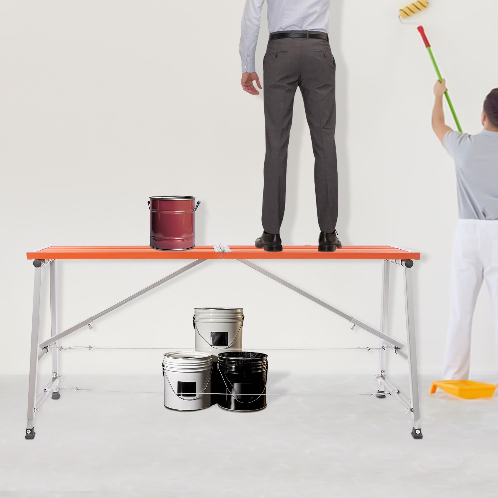 Scaffolding Platform Portable Scaffolding Ladder Folding Work Platform ...