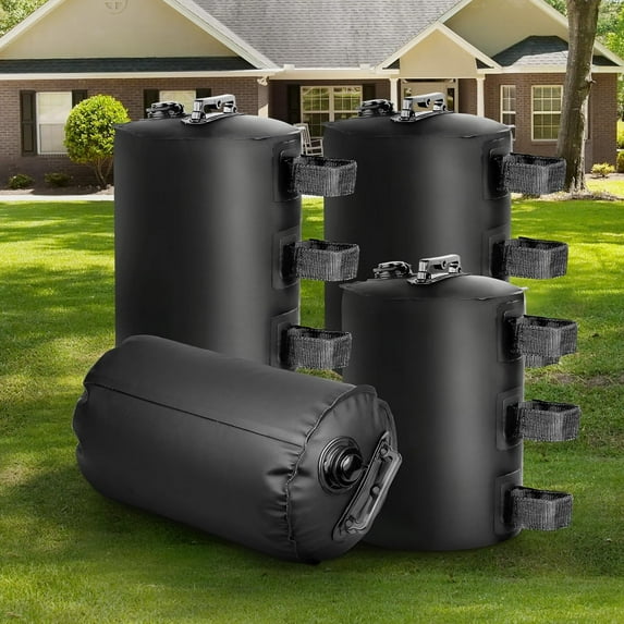 Scafild, Canopy Water Weights Set of 4, 88 LBS Black PVC Bags for Pop ...