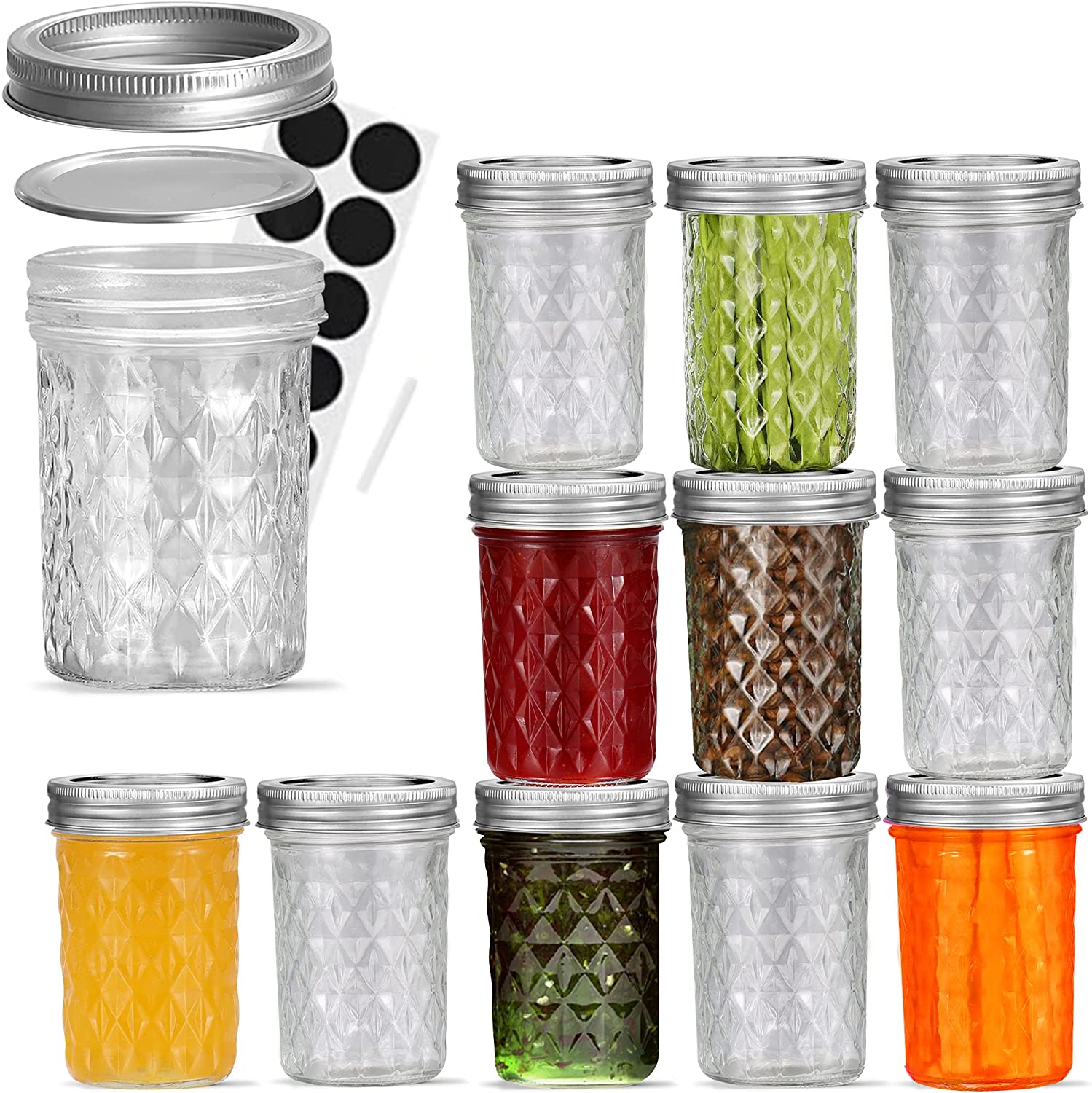 The Pioneer Woman Simple Home Goodness Mason Jar with Lid, 4 Count ...