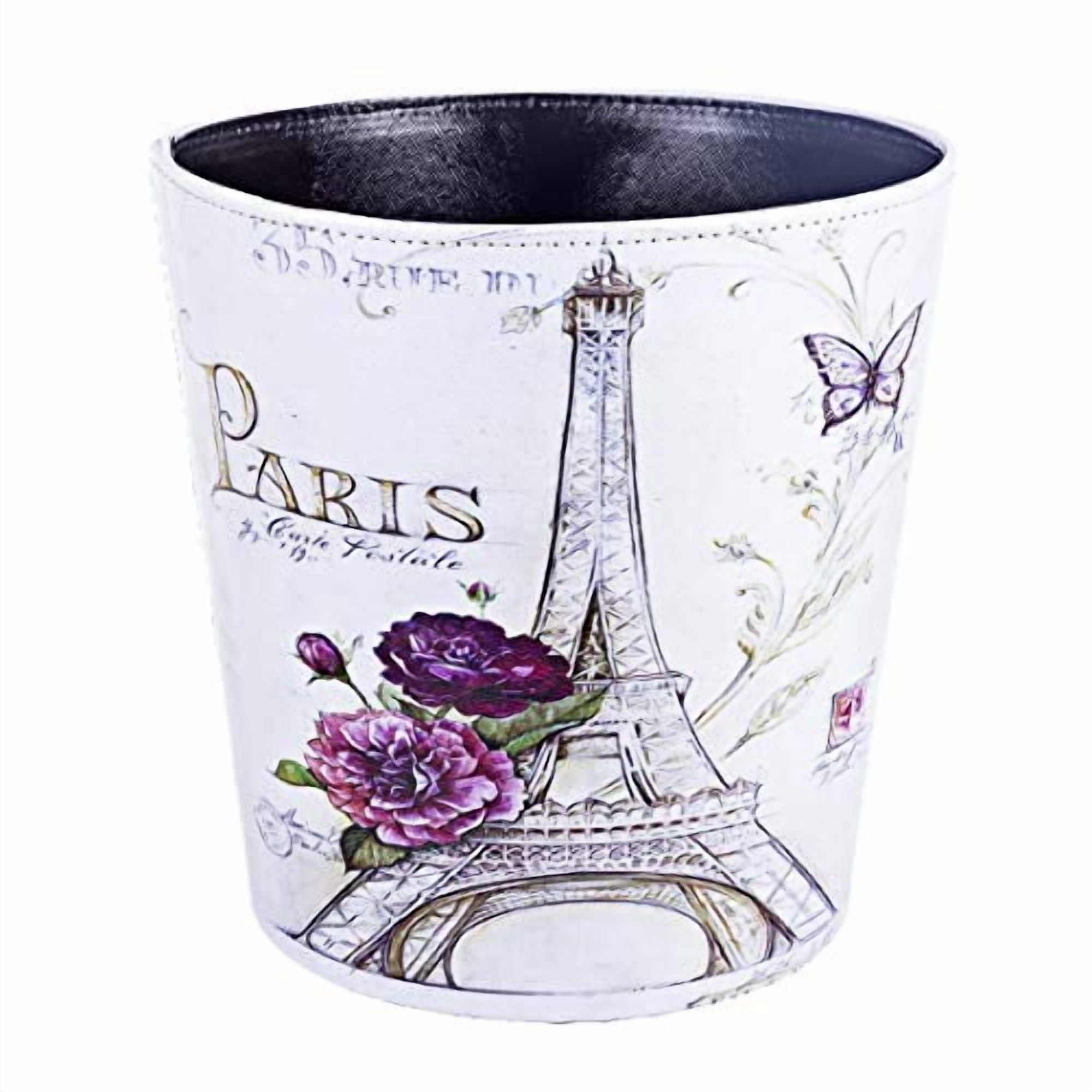 Scakbyer Waste Paper Bin, European British Style Tower Pattern Trash ...