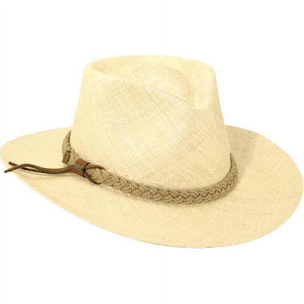 Scala Large Panama Outback Summer Hat in Natural - Walmart.com