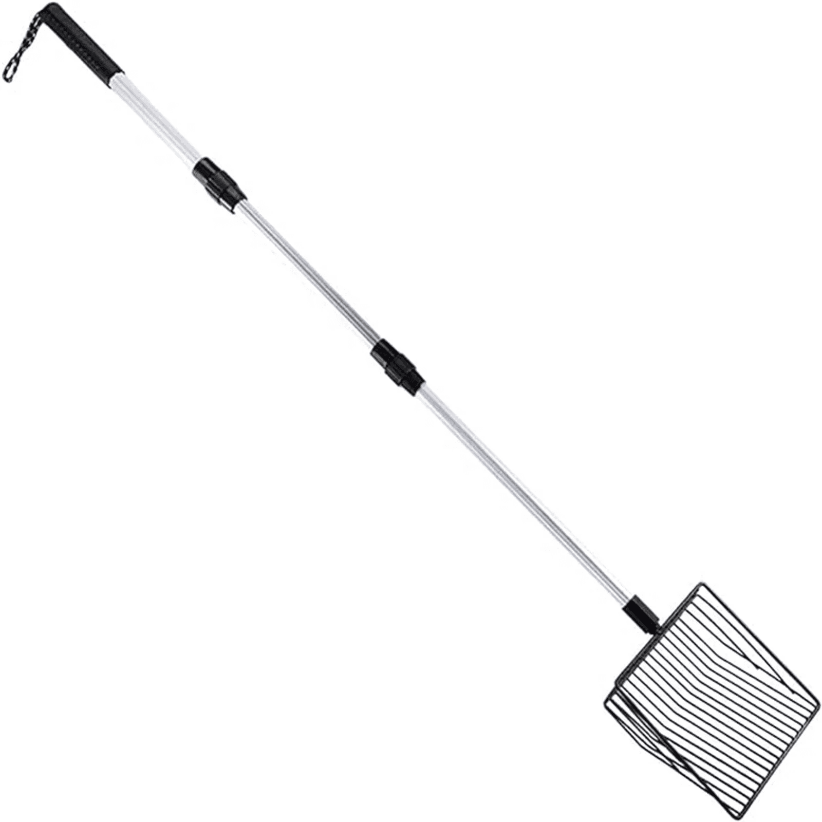 Scalable Cat Litter Scoop,45in Metal Kitty Poop Scooper, Heavy Duty ...