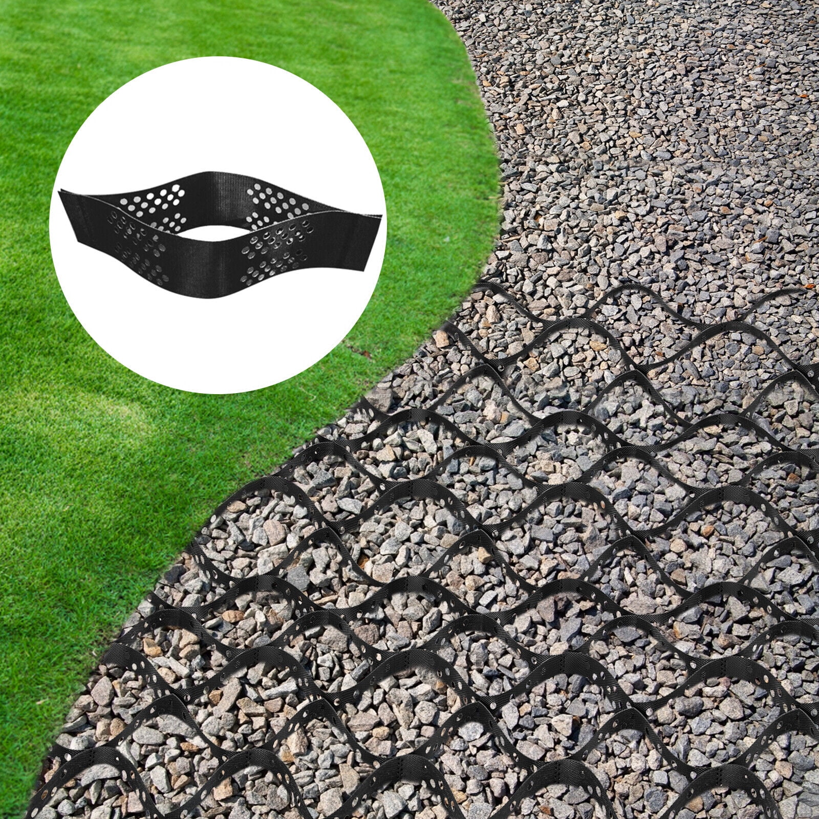 Scalable Ground Grid 9x17ft Geo Cell 4"Thick HDPE Material High ...