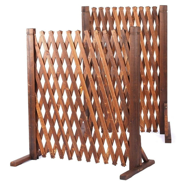 Scalable instant wooden fence - Walmart.com