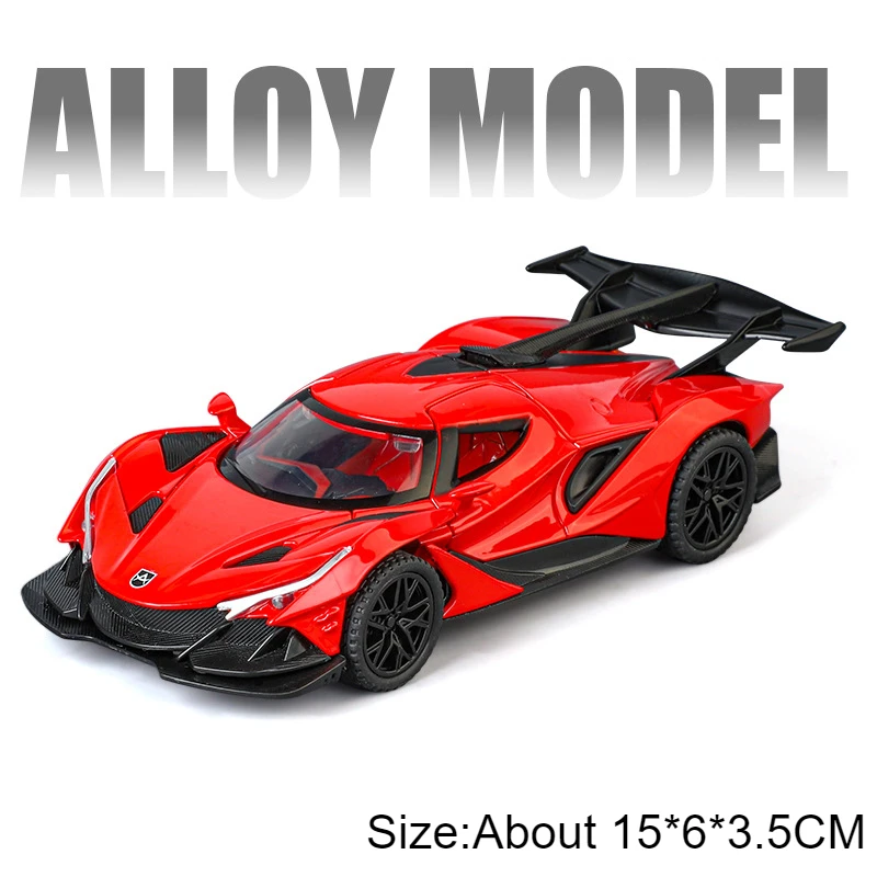 Scale 1:32 Apollo EVO IE Car Model Toy Metal Diecast Pull Back Super ...