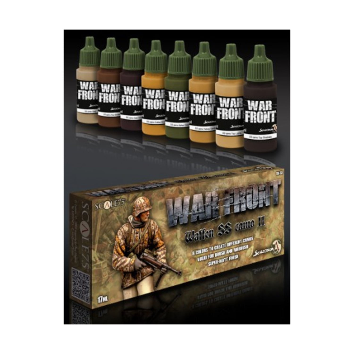 Scale 75 Waffen SS Camo II Paint Set New - Walmart.com