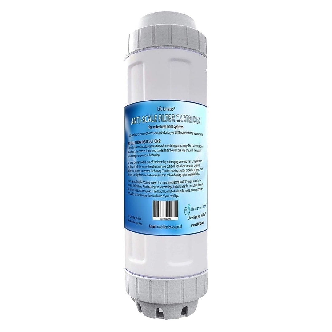 Life Ionizer Scale Block Pre-Filter – Stops Mineral Buildup, Lasts 12 ...
