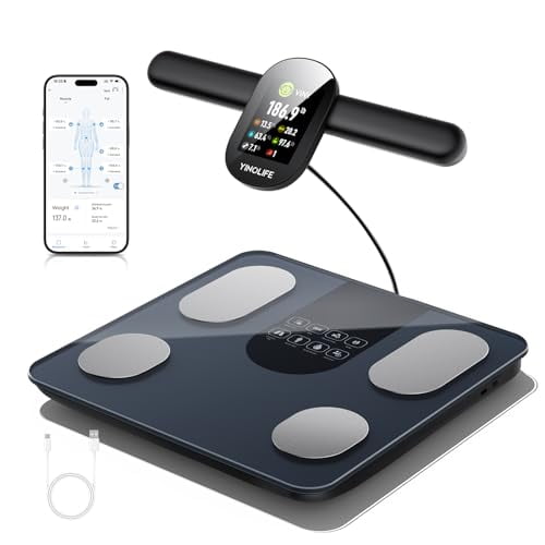 Scale for Body Weight, 8 Electrode Smart Bathroom Scale with BMI Body ...