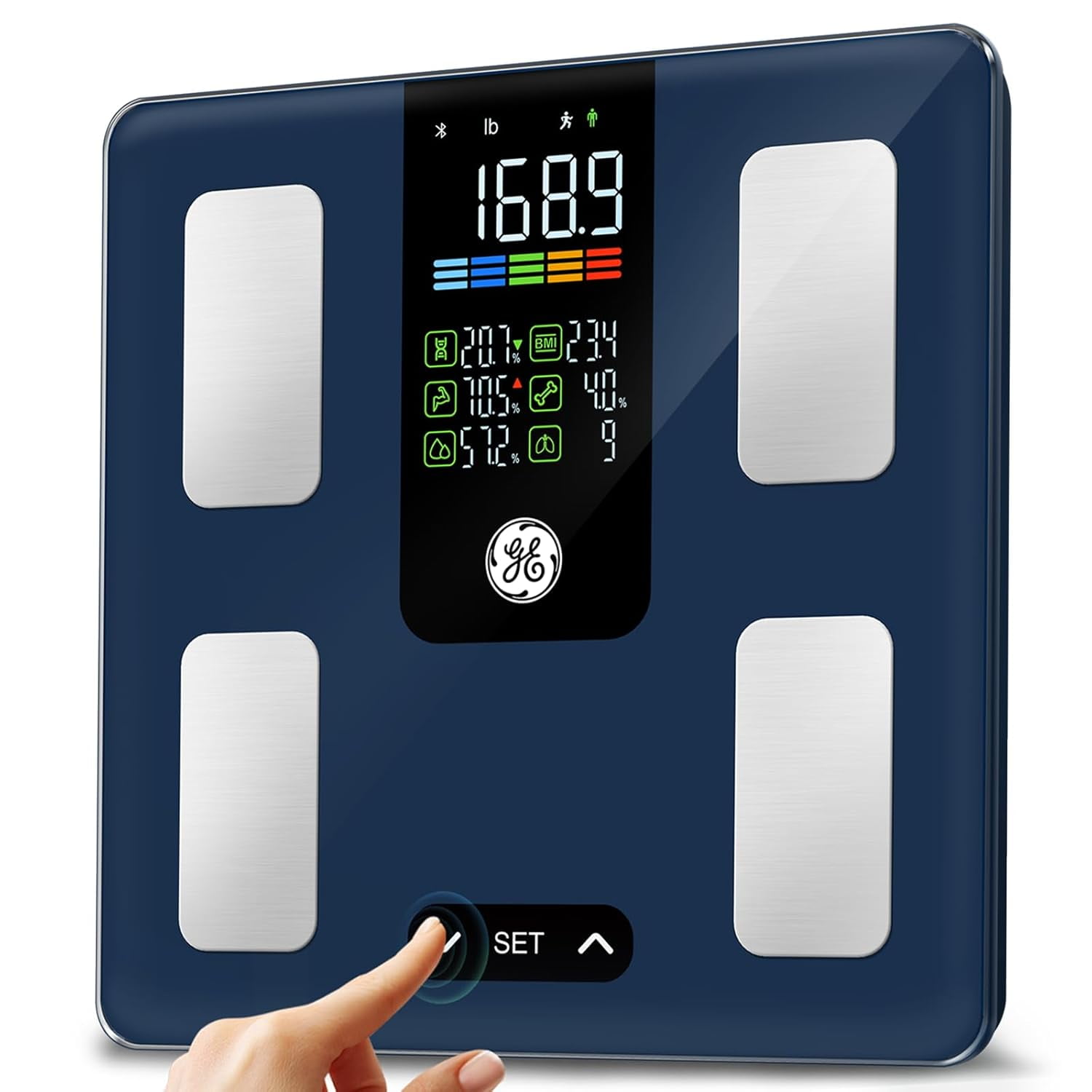Scale for Body Weight Smart: Digital Bathroom Body Fat Scales 500lbs ...
