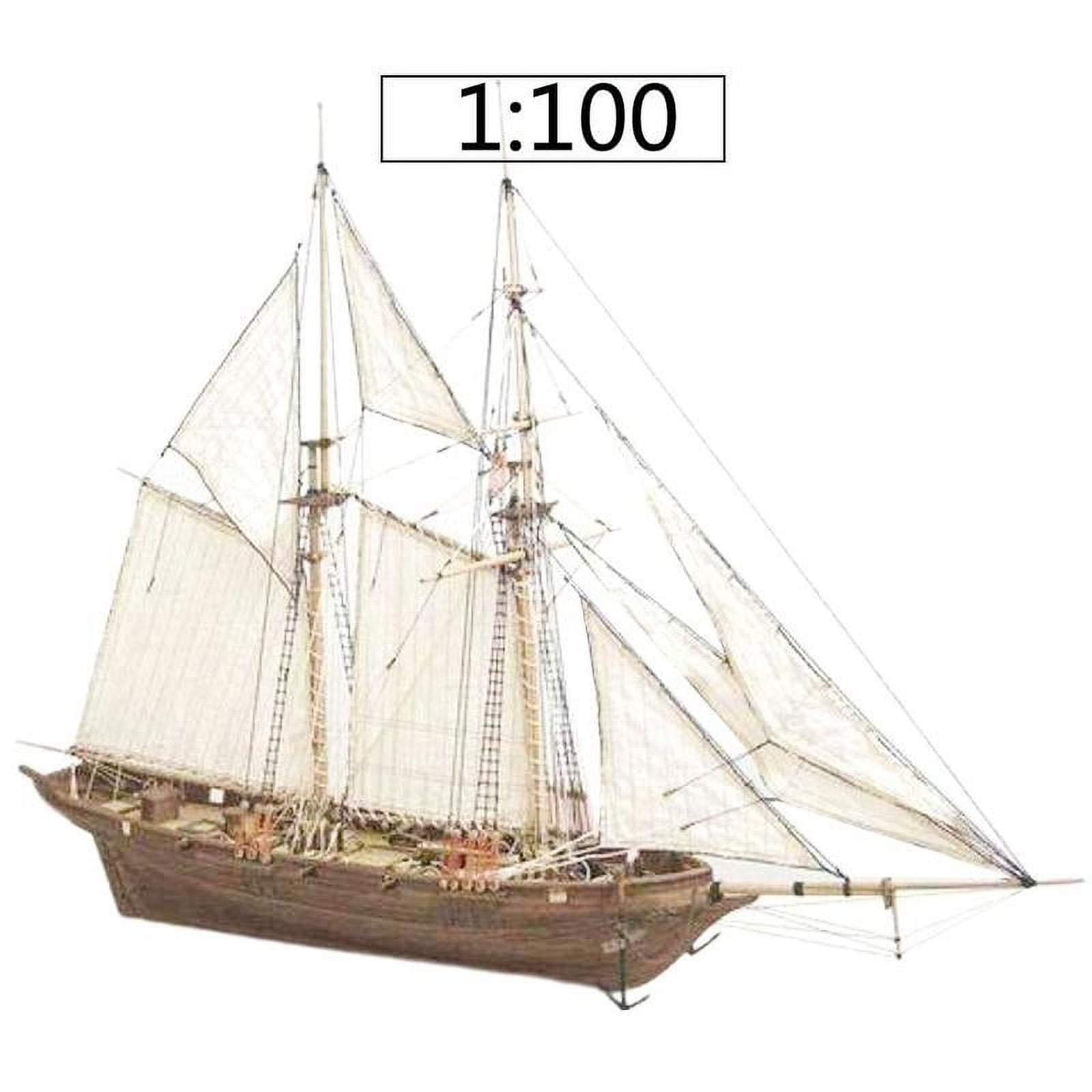 Scale Mini Wooden Sailboat Ship Kit Boat Toy Gift DIY Decoration S0Y8 ...