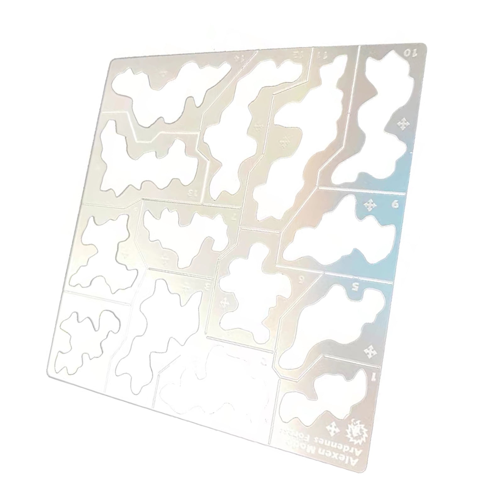 Scale Model Craft Stencil Set Stainless Steel for Template Spray, 1/35 ...