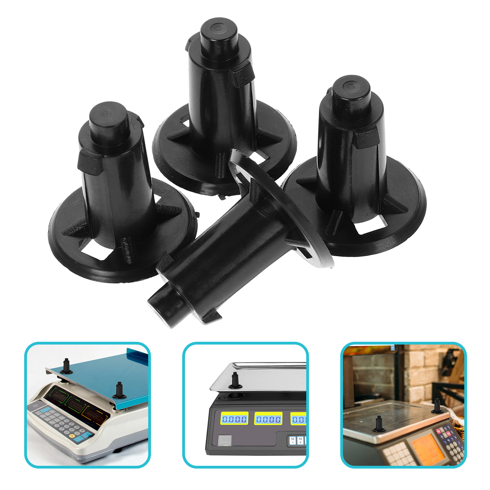 Scale Pan Leveler Foot,4Pcs Plastic Scale Pan Replacement Feet ...