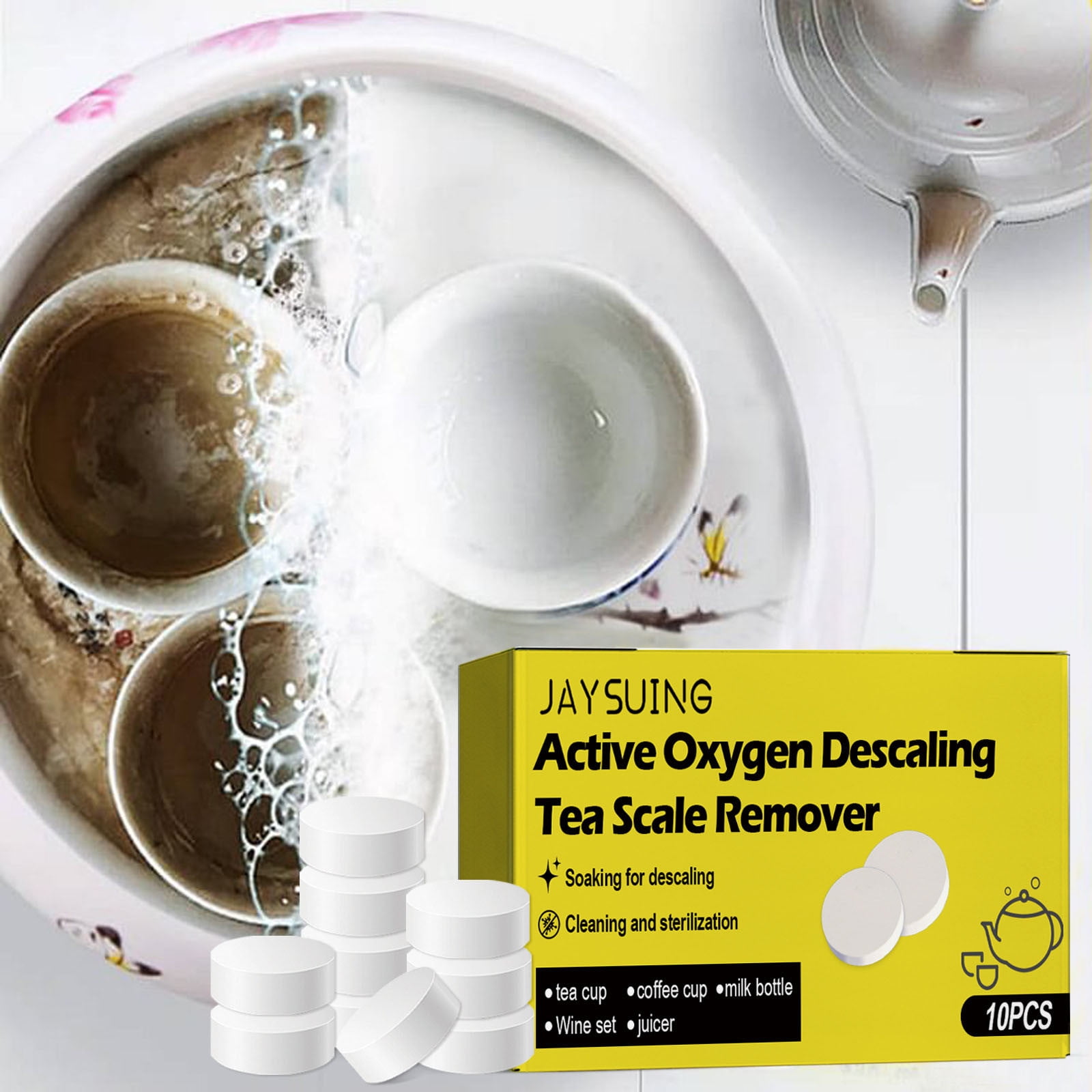 Scale Removal And Cleaning Sheet Water Cup, Pot, Stove, Kitchen ...