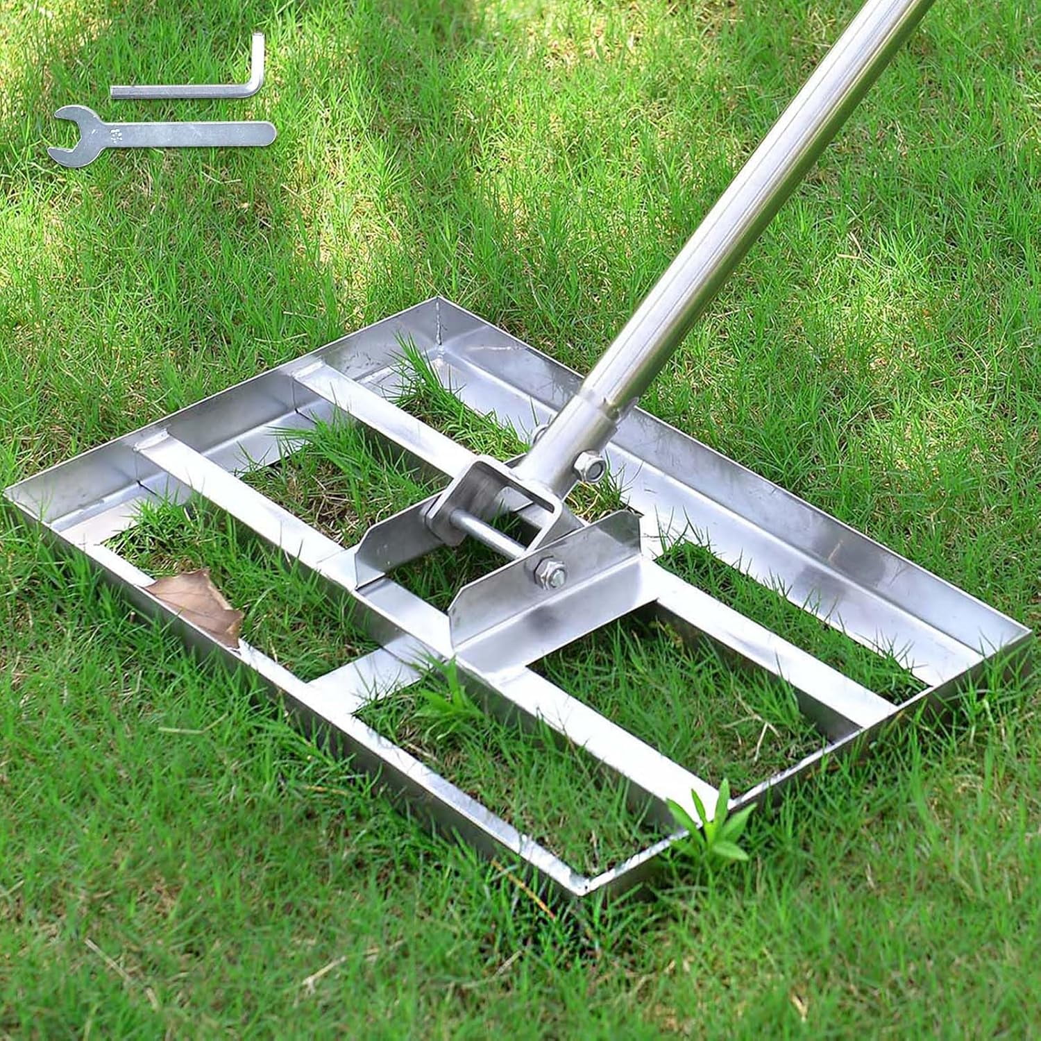 Scalebeard Lawn Leveling Rake-6 FT Level Lawn Tool/Soil Lawn Rake ...