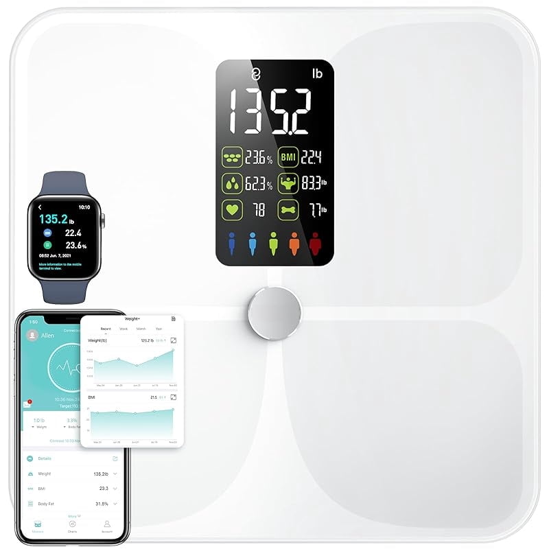 Scales for Body Weight and Fat, Large Display Weight Scale, High ...