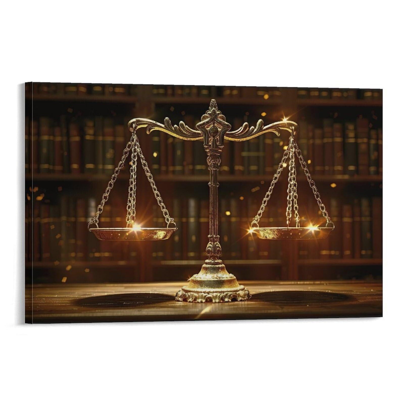 Scales of Justice Lawyer Gift Office Decor Attorney Gift Decor Poster ...
