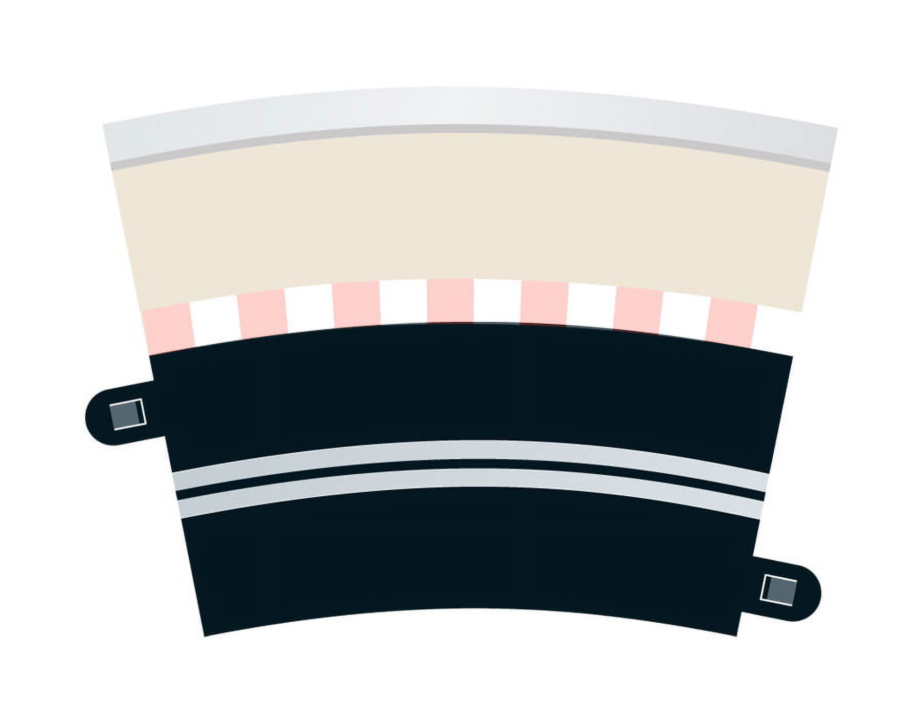 Scalextric C7017 Single Lane Radius 3 Curve 22.5 x 4 Slot car Track ...