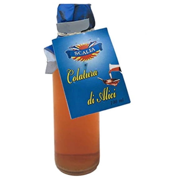 Scalia Anchovy Extract (Colatura di Alici) – a 100ml (3.5 Fl oz) Bottle ...