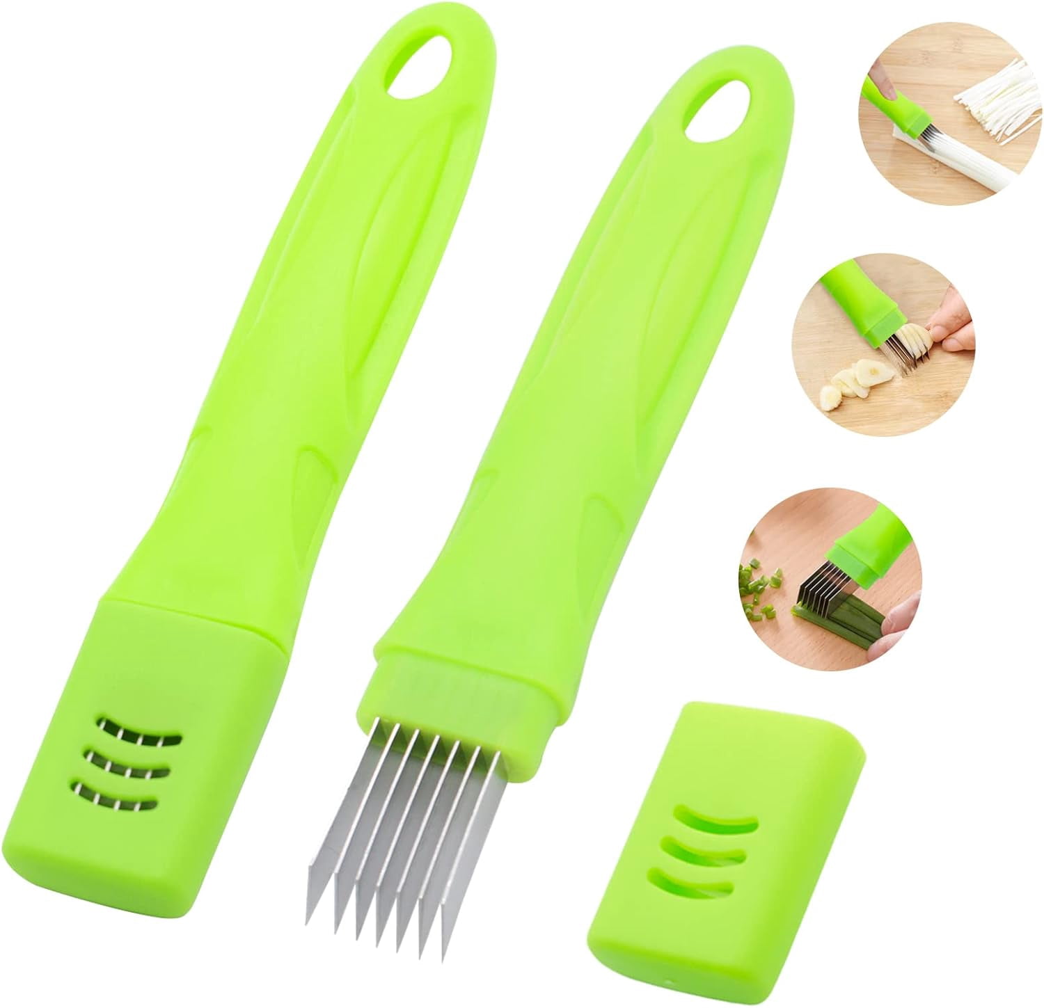 Scallion Cutter Shred Knife, Stainless Steel Vegetable Onion Scallion ...