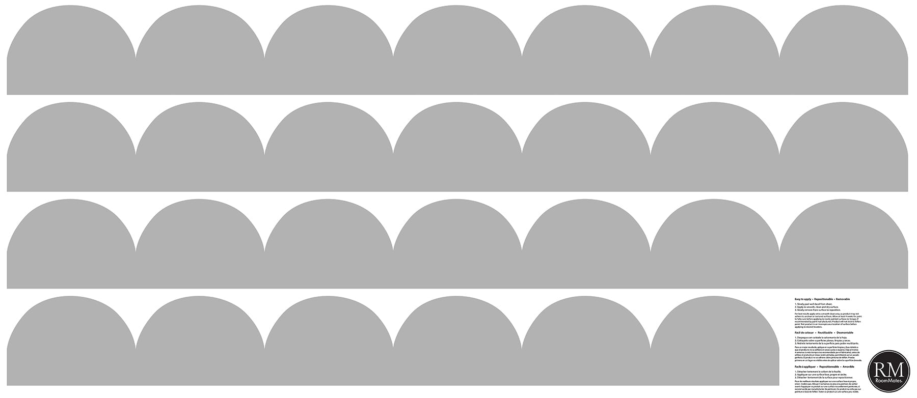 Scallop Border Peel & Stick Decal - Walmart.com