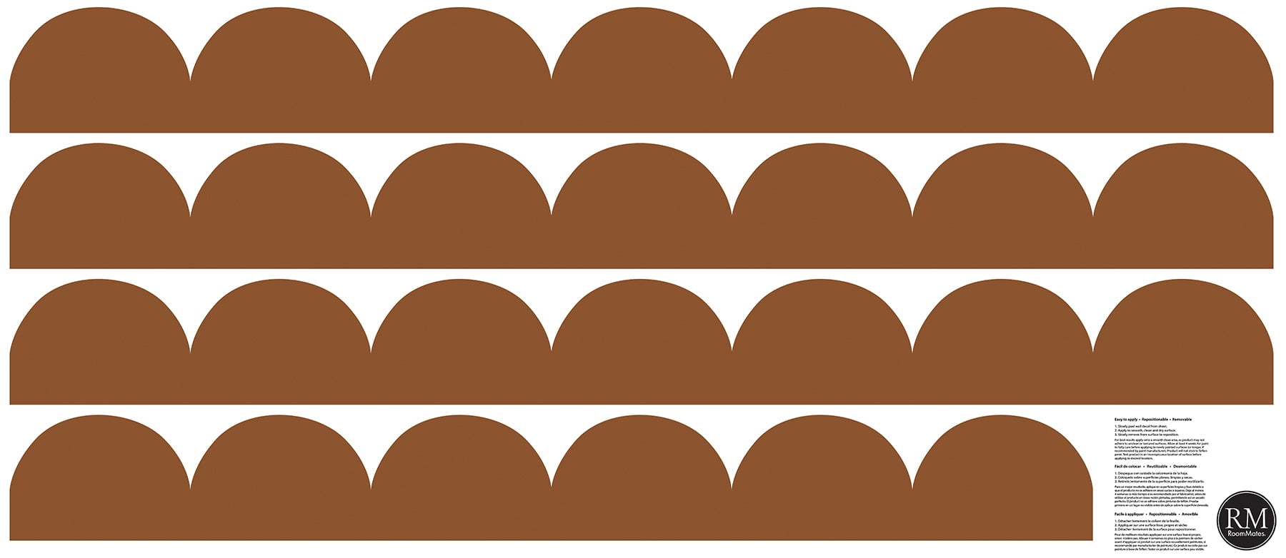 Scallop Border Peel & Stick Decal - Walmart.com