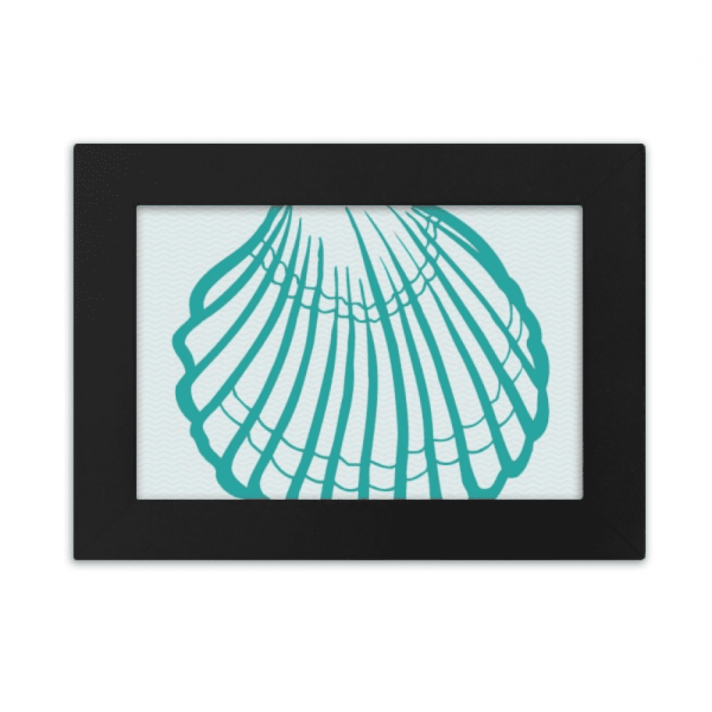 Scallop Marine Life Green Illustration Desktop Photo Frame Ornaments ...