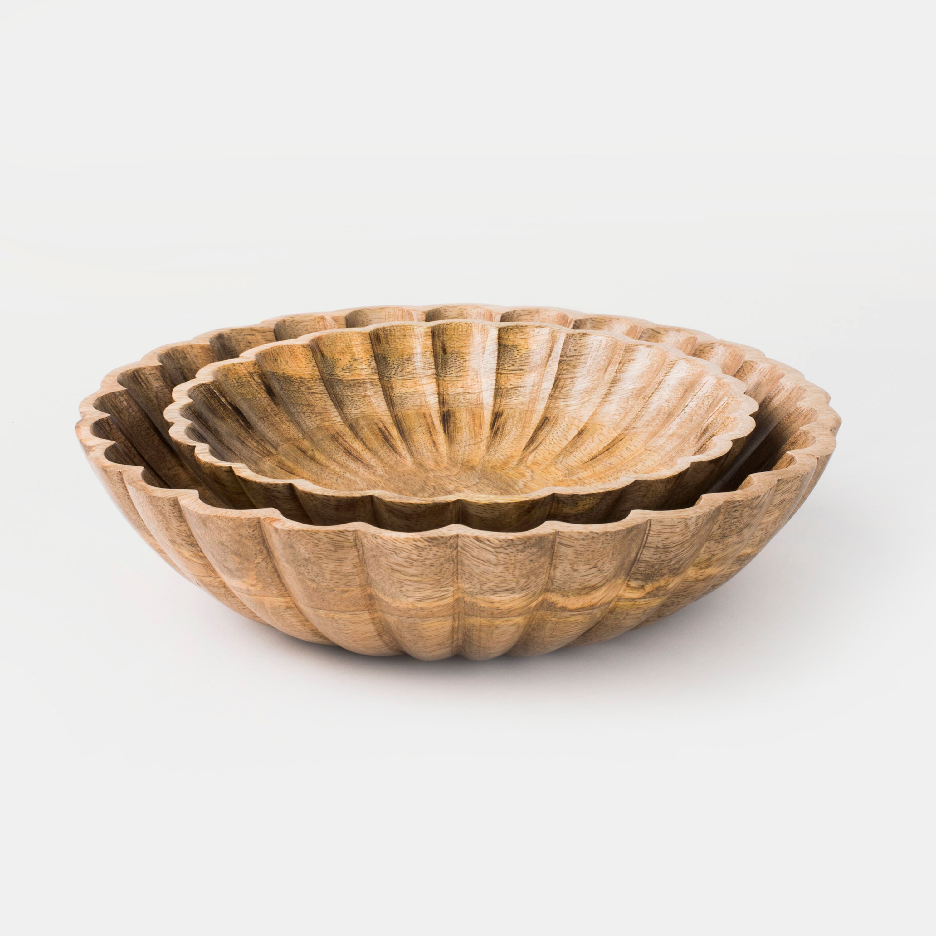 Scallop Serenity Bowls - Natural - Walmart.com