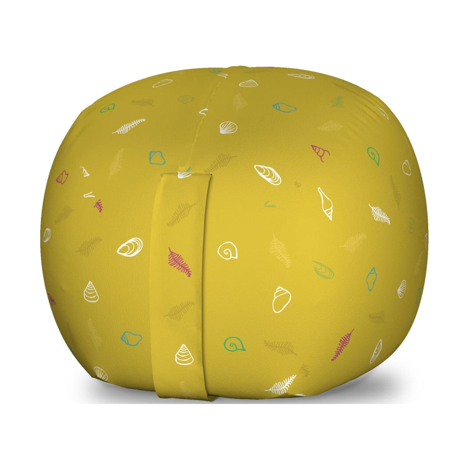 Scallop Storage Toy Bag Chair, Simplistic Continuous Ornaments Snail ...