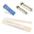 Scalloped Mahjong Racks with Magnetic Pushers – 17.5in Acrylic Tile ...