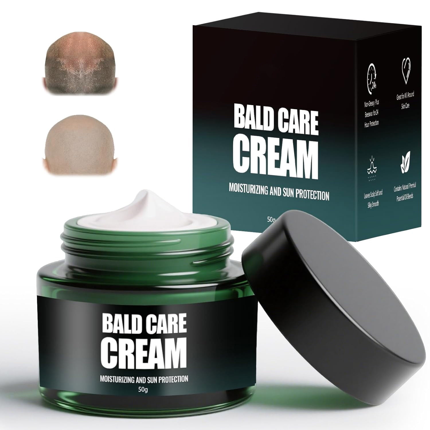 Scalp Care Cream for Men, Moisturising, Nourishing and Scalp Care ...