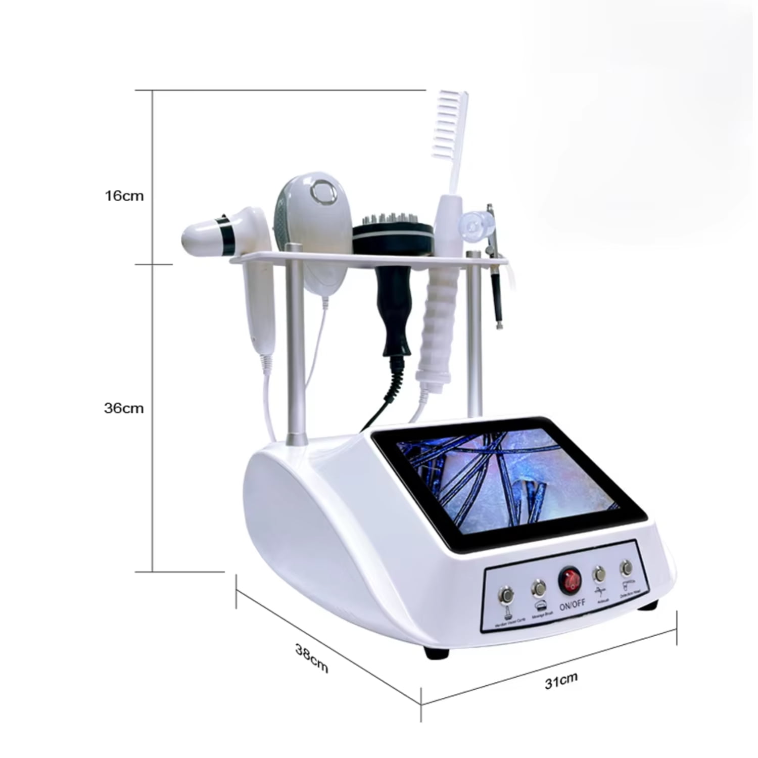 Scalp Care Detector Hair Follicle Oil Moisture Analyzer Machine 2024 ...