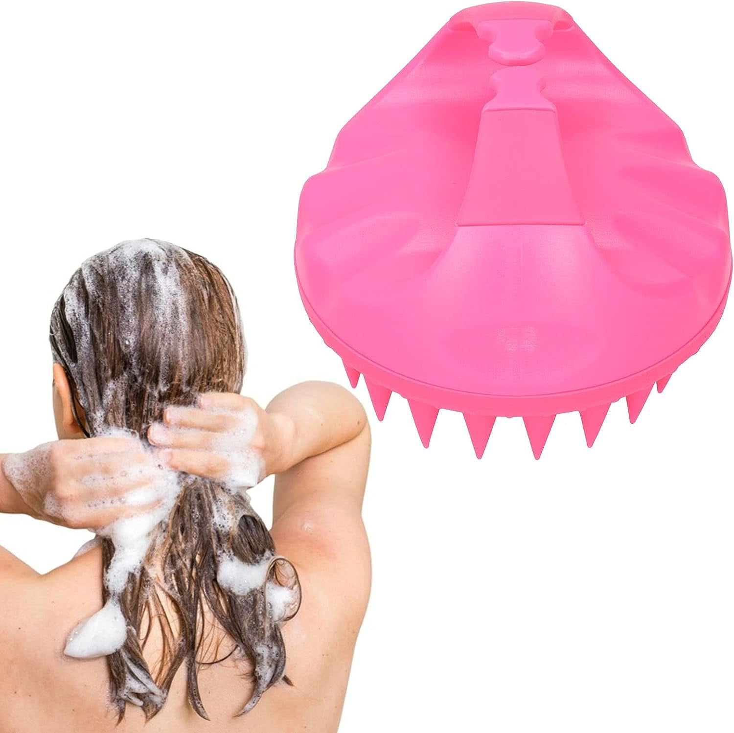 Scalp Cleansing Brush,Shampoo Massager Brush Scalp Exfoliator for ...