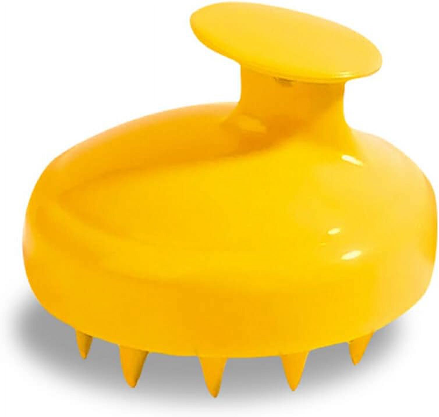 Scalp Exfoliating Brush Hair Massager Scrubber Exfoliator, Yellow ...