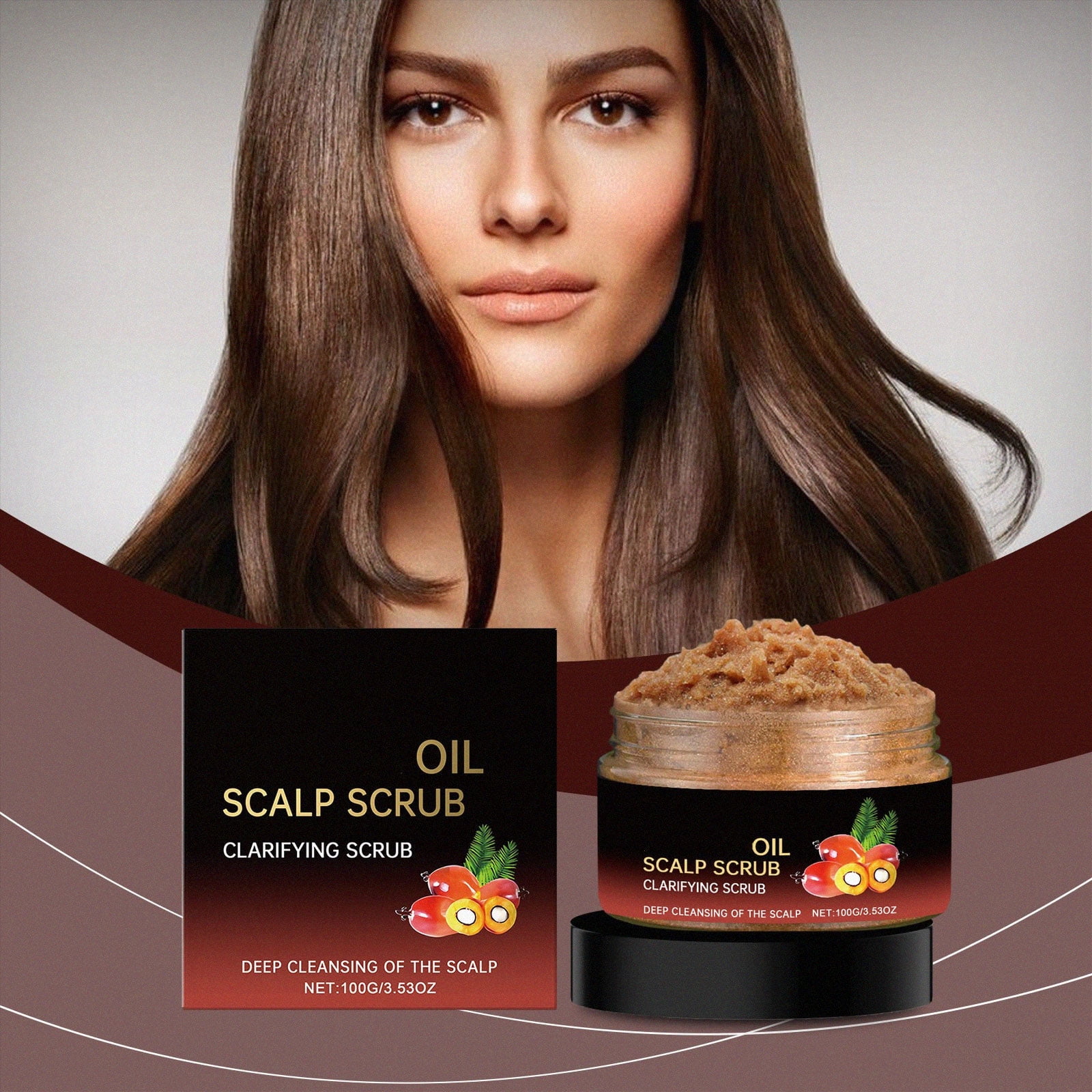 Scalp Exfoliator Scrub Shampoo 2-in-1 with Biotin | Deep Cleansing ...