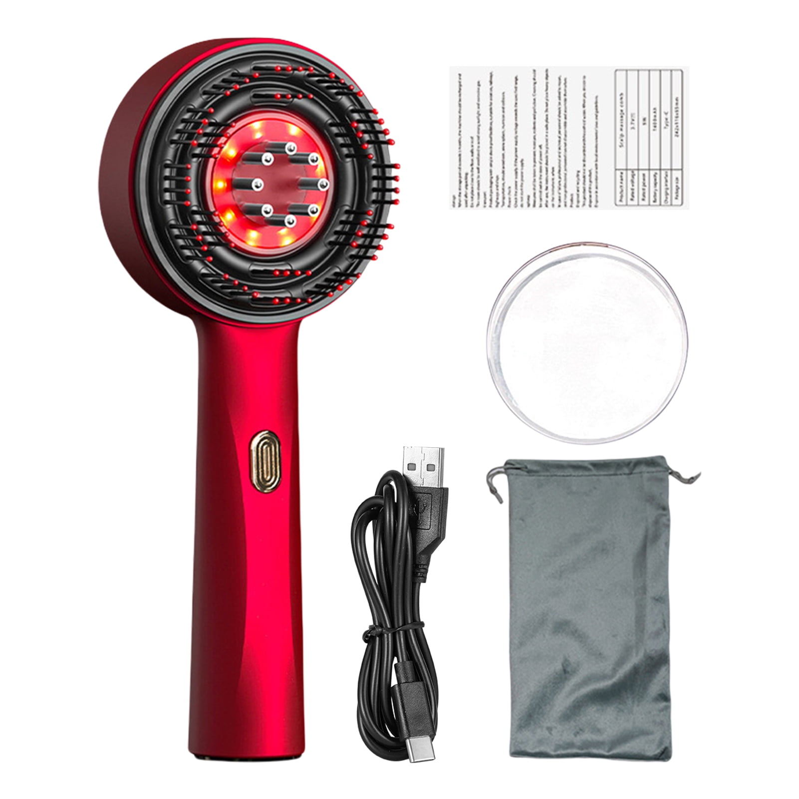 Scalp Massage Comb, 2 in 1 Hair Oil Applicator, Hair Massager Electric ...