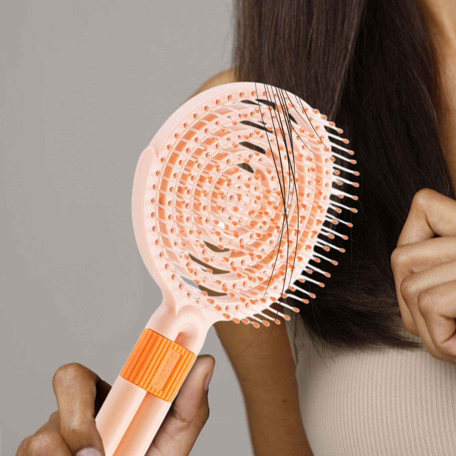 Scalp Massage Styling Comb | Cushion Detangling Hair Brush | Hollow ...