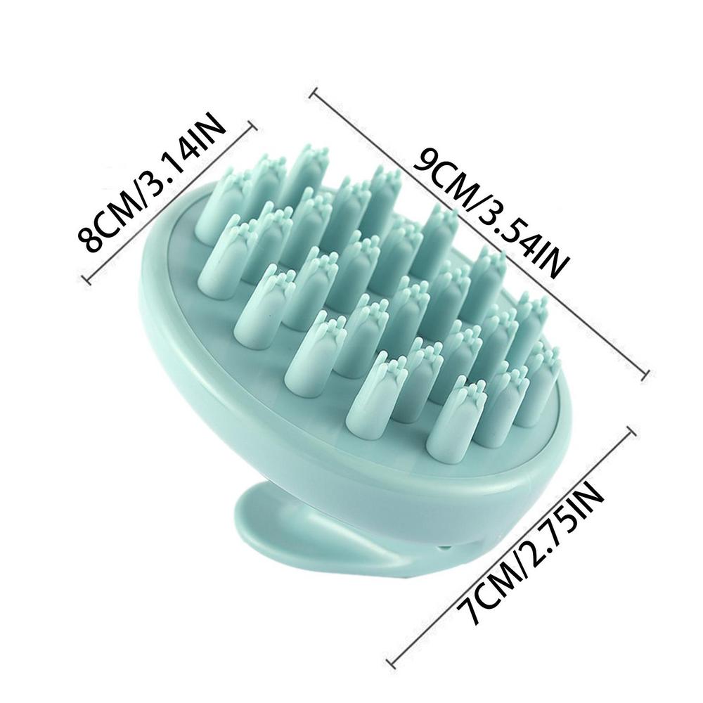 Scalp Massager Brush Hair Washing Scalp Massage with Soft Silicone ...