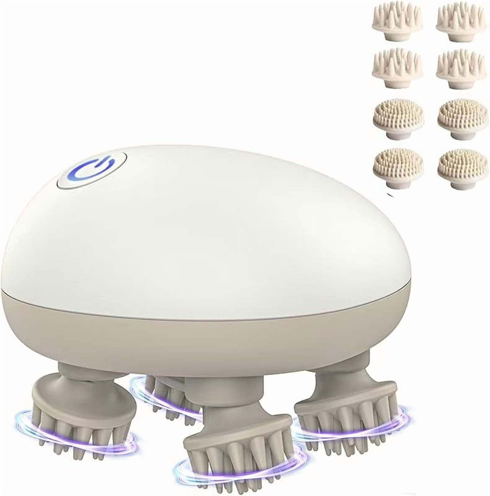 Scalp Massager Electric, Portable Scalp Massager Tool, Waterproof Head ...