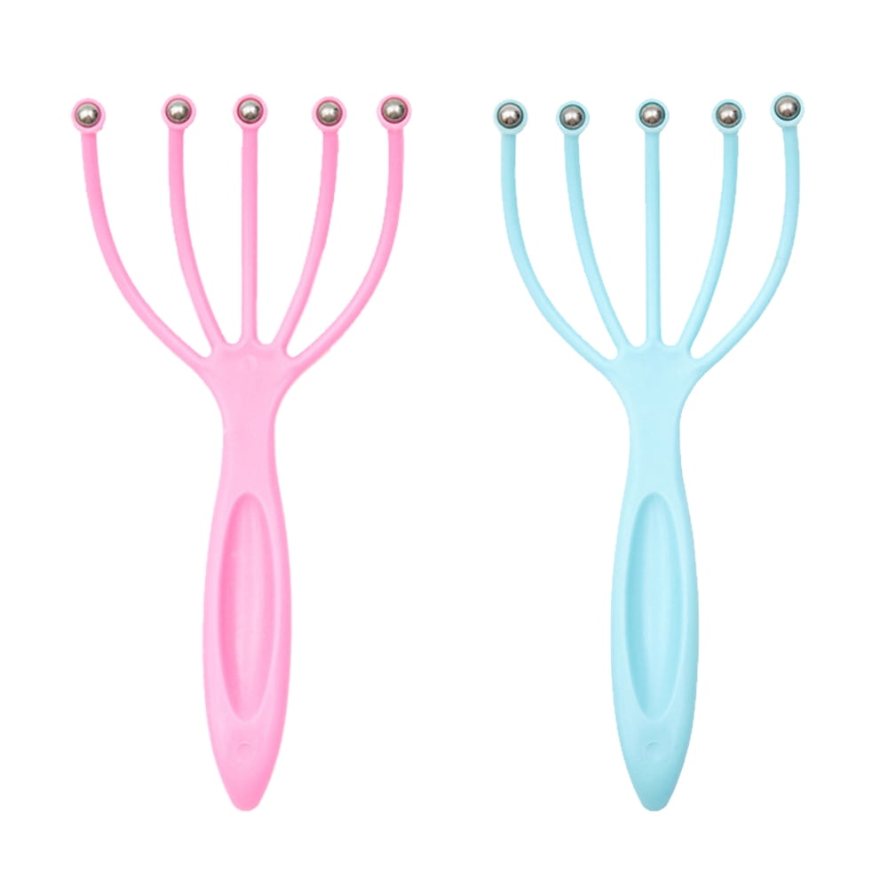 Scalp Massager, Handheld Claw Head Massager for Deep Relaxation in The Office Home SPA. (2-Pack ...