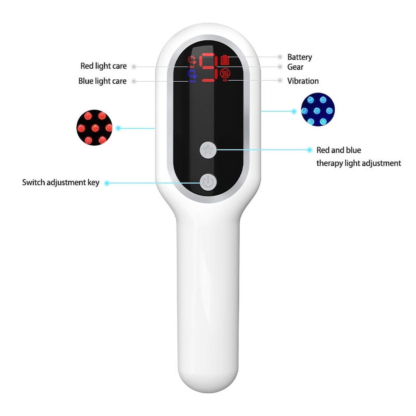 Scalp Massager Head Massager - Scalp Meridian Massage Comb with Light ...