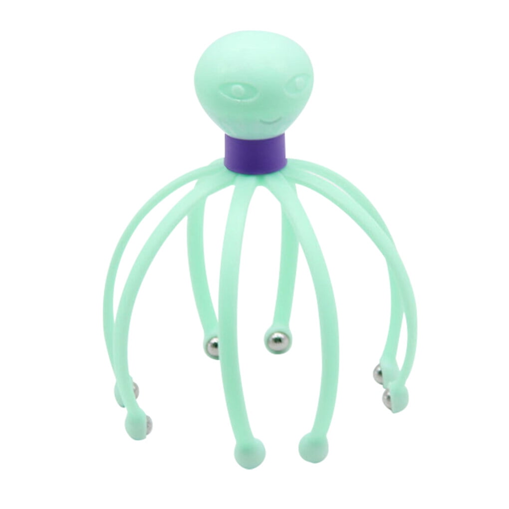 Scalp Massager Headache Relief Steel Balls Stress Relaxation Head ...