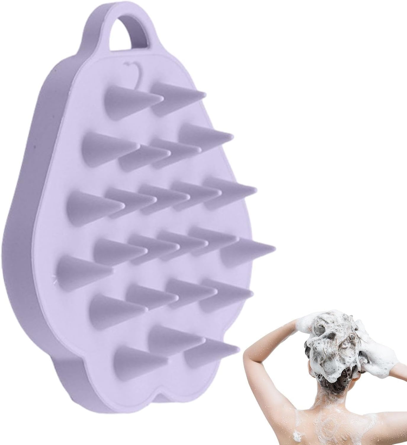 Scalp Massager Shampoo Brush - Soft Silicone Scalp Brush for Hair ...