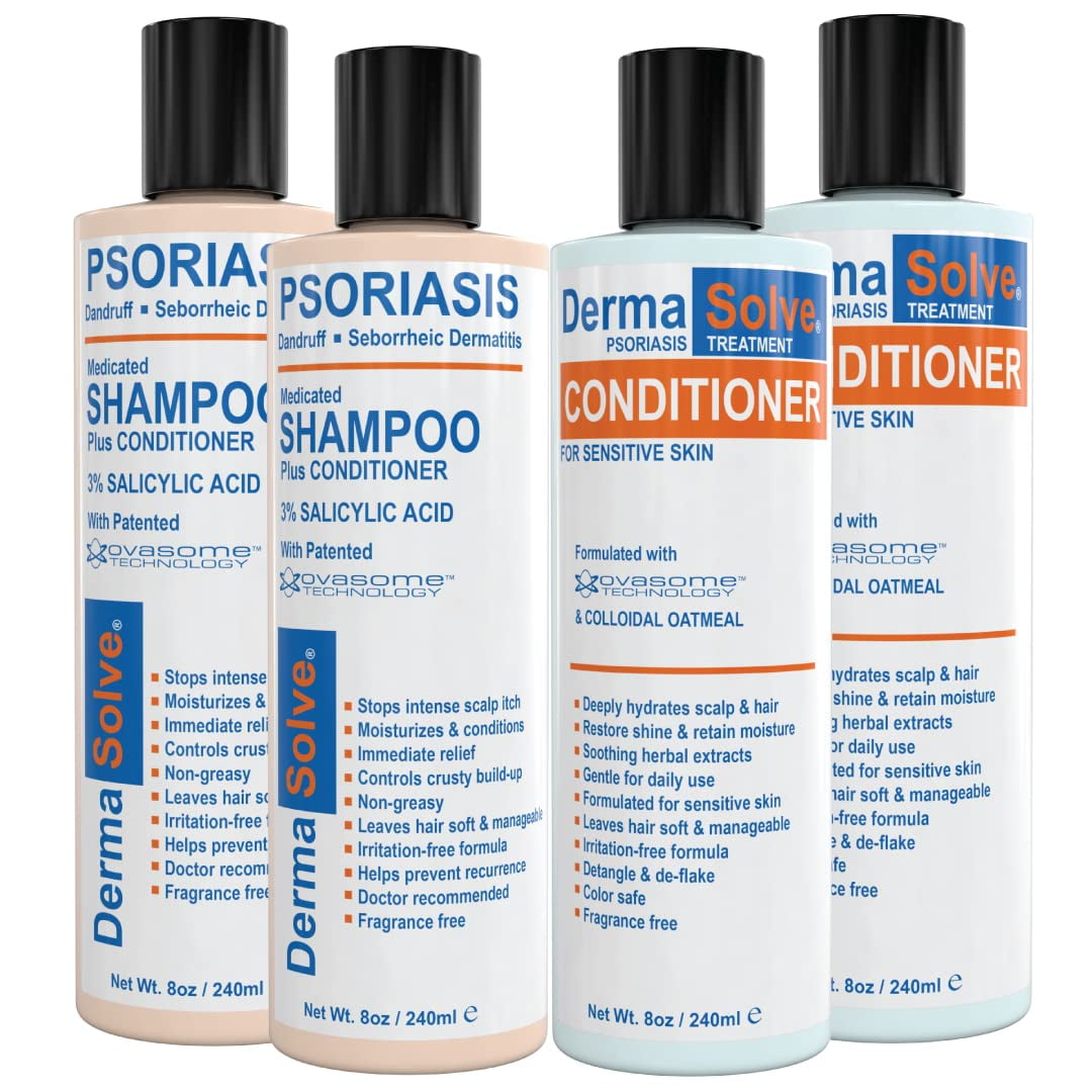 Scalp Psoriasis And Dandruff Shampoo And Conditioner By Dermasolve