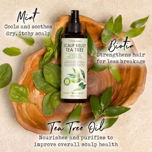 Scalp Relief Tea Tree Leave-In Conditioner, Relieve Itchy, Dry Scalp ...