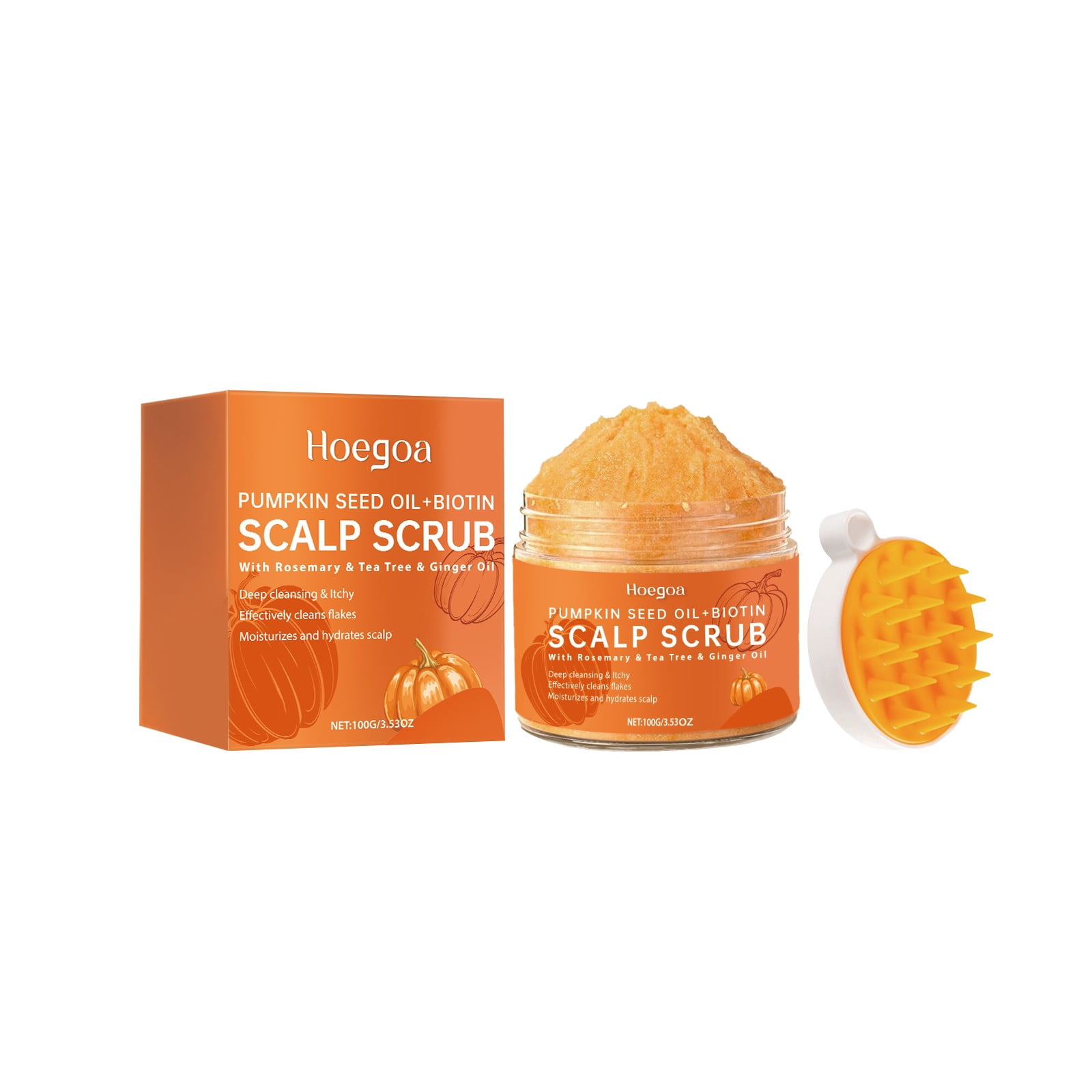 Scalp Scrub, Scalp Exfoliator, Scalp Scrubber, Pumpkin Seed Oil Scalp ...