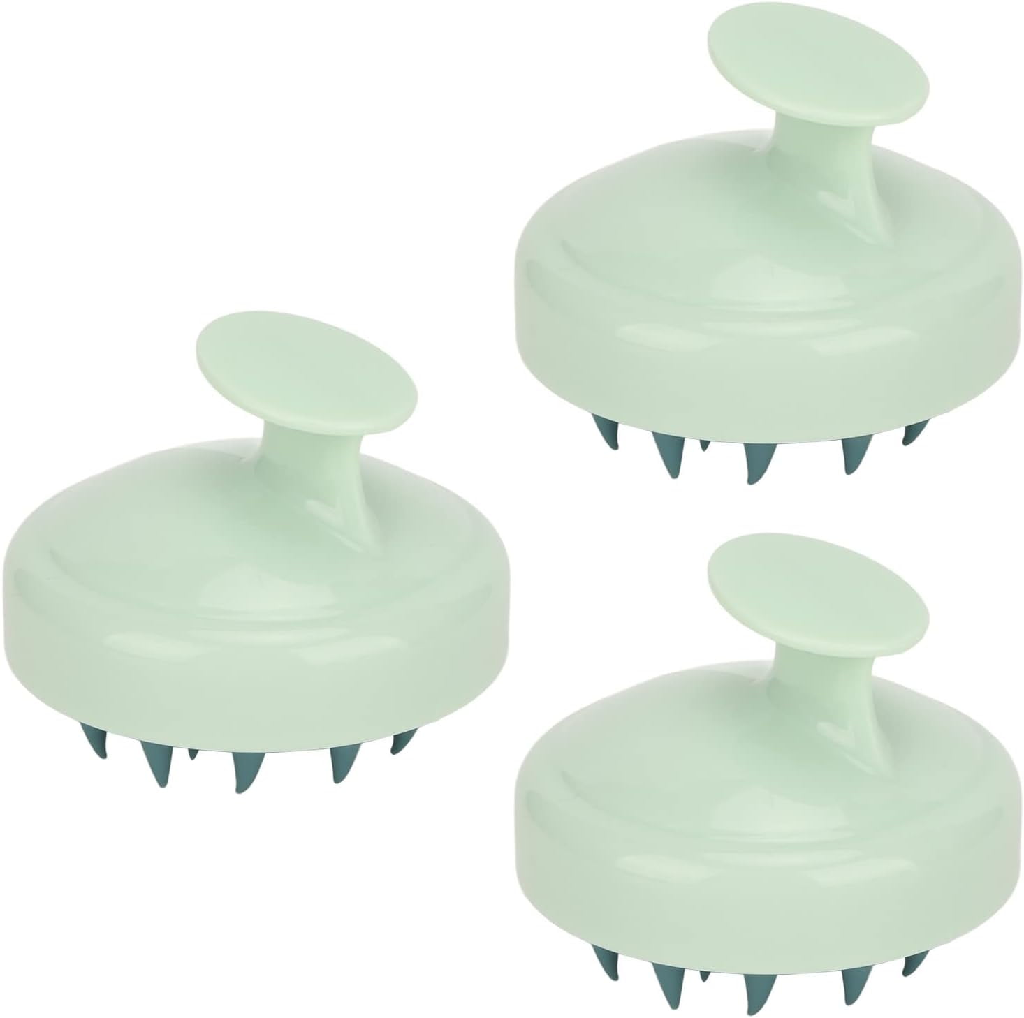 Scalp Scrubber, 3pcs Shampoo Brush Dandruff Removal Ergonomic for Hair ...
