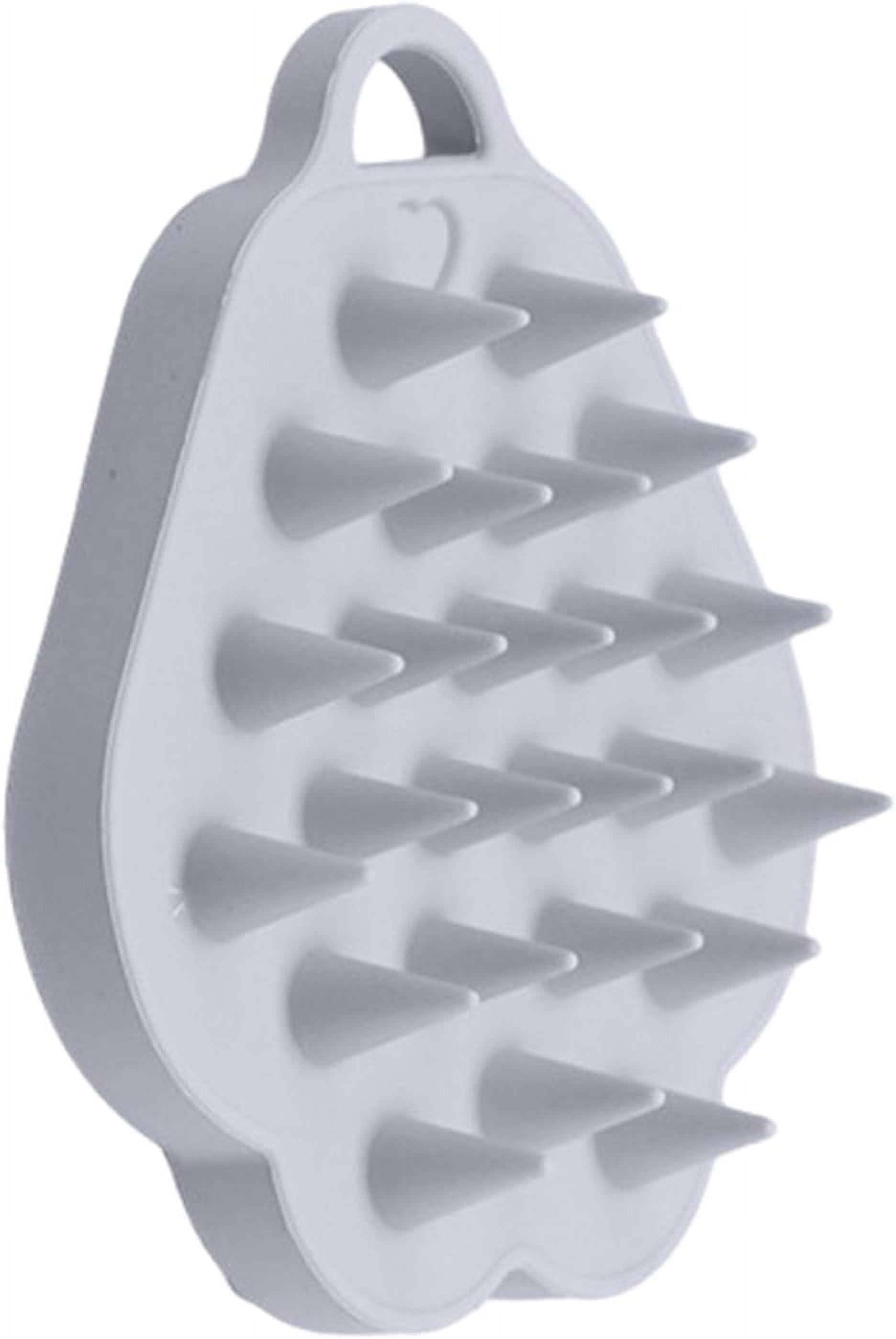 Scalp Scrubber, Soft Silicone Scalp Scrubber for Dandruff, Wet Dry ...