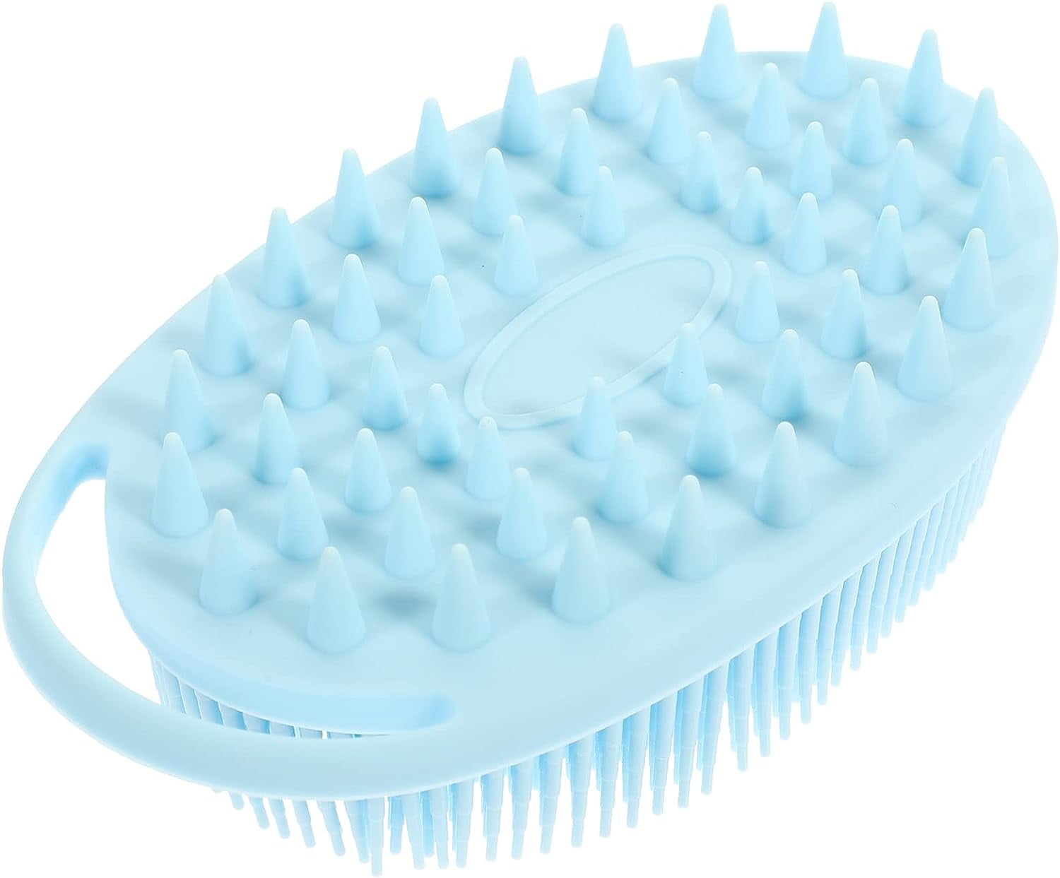 Scalp Scrubber Scalp Exfoliator Brush Baby Bath Brush Silicone Bathing ...