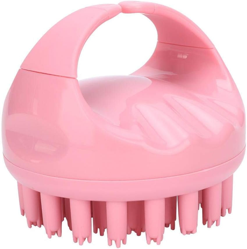 Scalp Scrubber Shampoo Brush Head Bath Brush Soft with Handle For ...